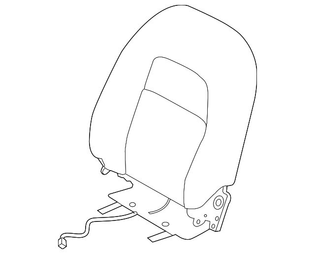 2019-2020 Nissan Altima Seat Back Assembly 87650-6CB5A | QuirkParts