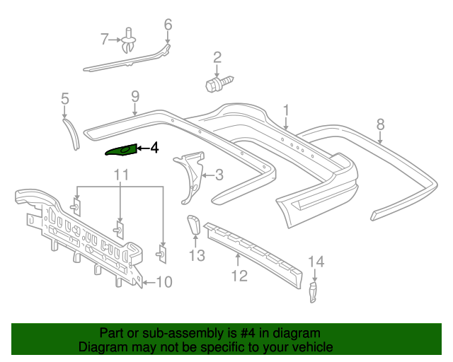 208-889-04-95 - Guard 1998-2003 Mercedes-Benz | Mercedes-Benz USA Parts