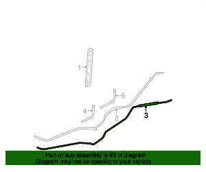 2003-2007 Hummer H2 Hose 15827950 GM | GMPartsDirect.com