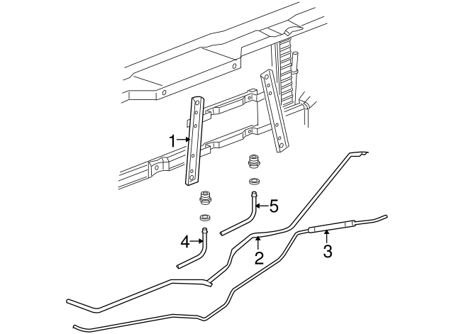 15827950 - Automatic Transmission Fluid Auxiliary Cooler Outlet Line ...