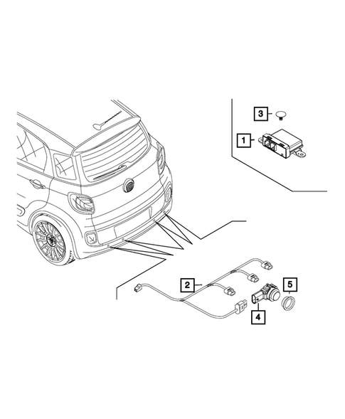 Sensors for 2019 Fiat 500L | Falls Mopar City Parts