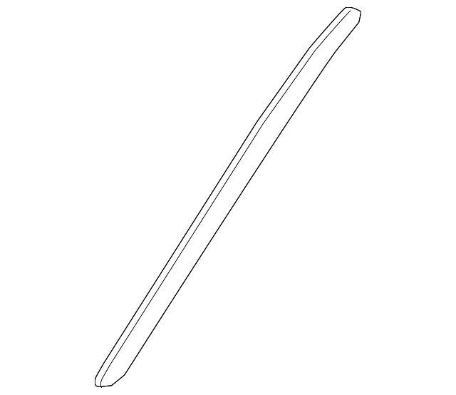 23373326 - Passenger Side Roof Front Header Garnish Molding 2016-2024 ...