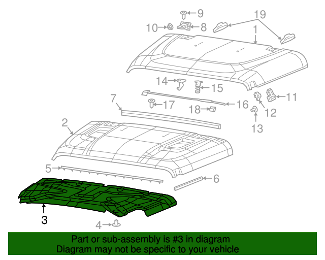 2018-2020 Jeep Insulator 68292168AD | TascaParts.com