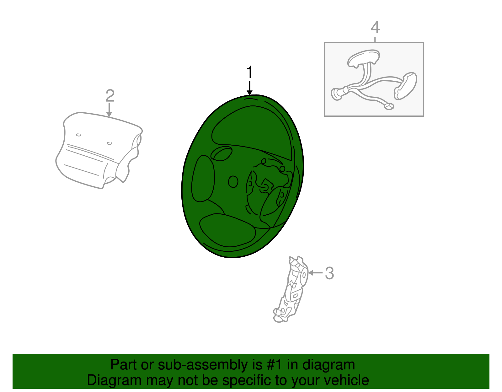 1F20-32-980-07 - Steering Wheel 2001-2003 Mazda | Florida Mazda Parts