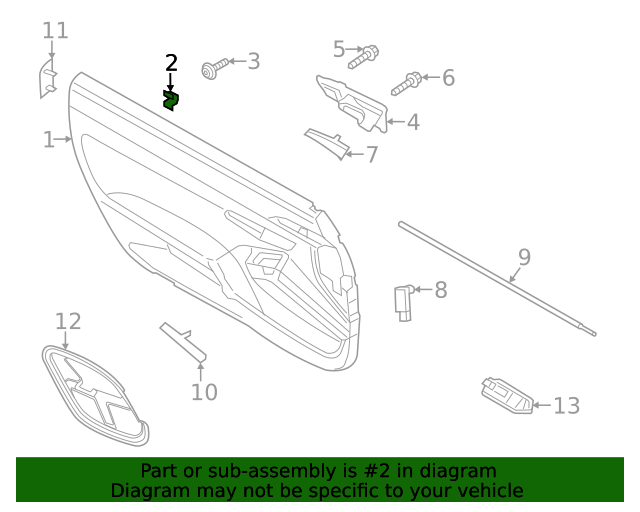 2020-2023 Porsche 911 Door Trim Panel Clip 992-867-633-A | Sunset ...