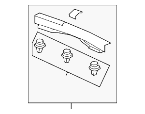 84640-T0A-A01ZC - Sill Molding 2012-2016 Honda CR-V | Honda Parts Online
