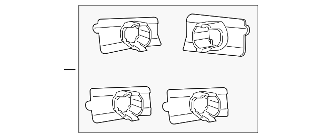 2007-2014 Volvo S80 Reverse Sensor Retainer Kit 30772062 | TascaParts.com