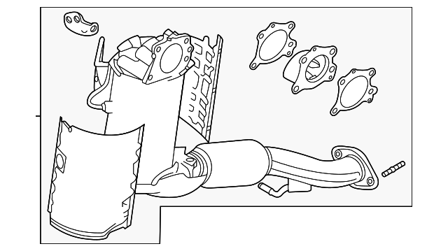 SHF7-20-50XA - Mnfd W/Converter 2019 Mazda CX-5 | Bam Wholesale Parts