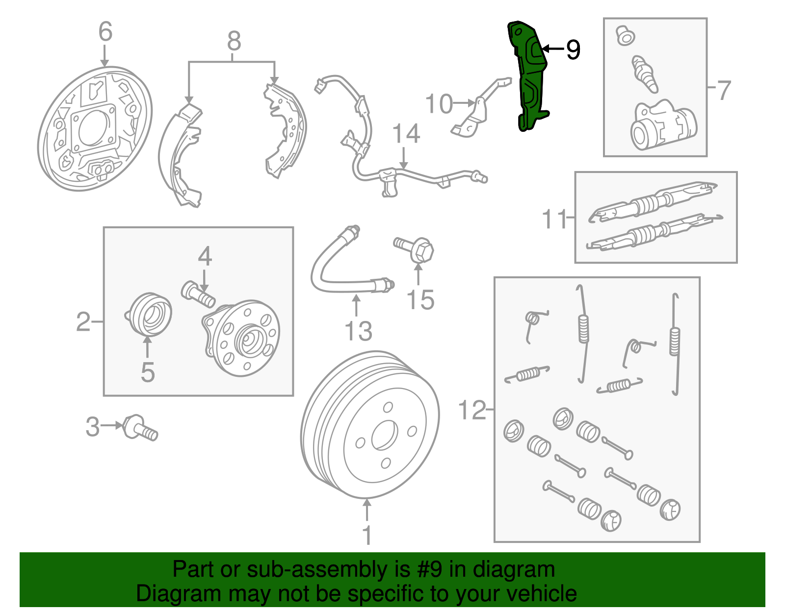 2000-2014 Toyota Parking Brake Lever 47601-52100 | Toyota Parts Center
