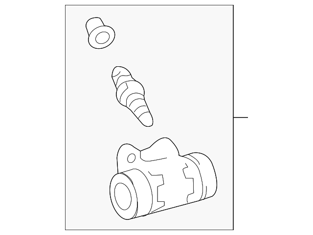2003-2018 Toyota Drum Brake Wheel Cylinder (Left, Front, Rear, Upper ...