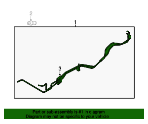 2014-2015 Mopar Oil Cooler Tube 52014704AI | Mopar Parts Canada
