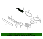 Genuine BMW 51-13-8-745-303 | G06 X6 M Peformance Gloss Black Front ...