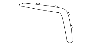 Genuine BMW 51-11-8-092-247 | G06 X6 Front Bumper Trim Bezel - Left ...