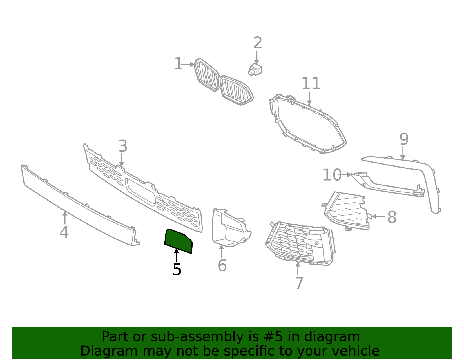 2020-2023 BMW X6 Tow Eye Cap 51118092345 | OEM Parts Online