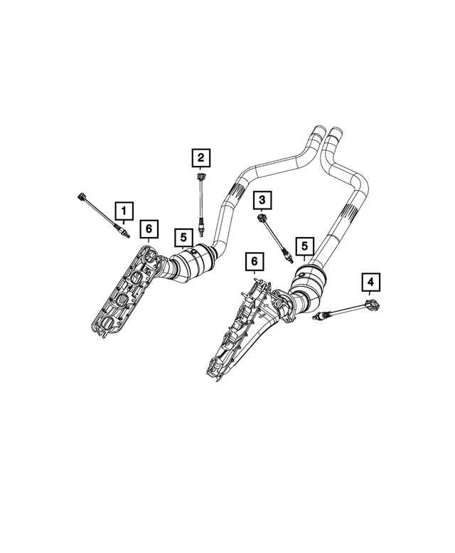 2021-2022 Jeep Wrangler Oxygen Sensor 68466620AA | Mopar eStore