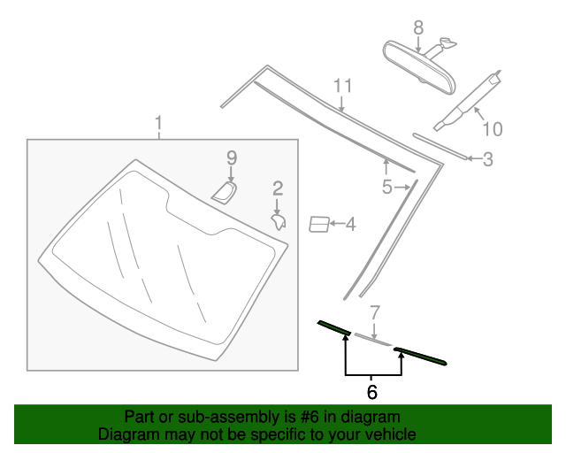 65045AL05A - Lower Seal - 2015-2023 Subaru | Subaru OEM Parts Outlet