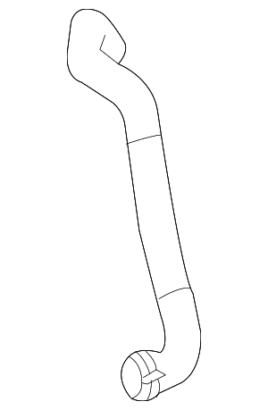 2006-2007 Mercedes-Benz Lower Hose 251-501-10-82 | MB OEM Parts