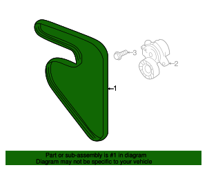 23780AA08A - Serpentine Belt - 2017-2020 Subaru Impreza | World OEM ...