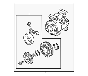 2013-2024 Mazda Compressor Assembly KD45-61-450A | RealMazdaParts.com