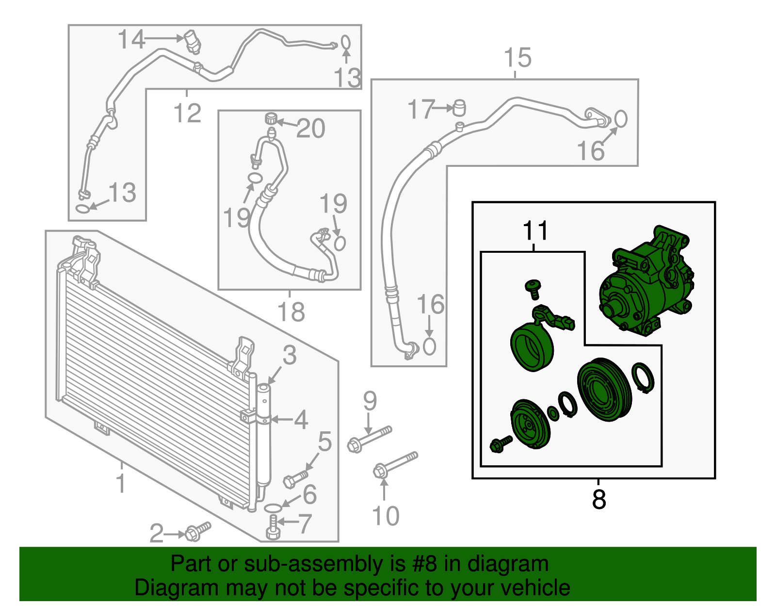 KD45-61-450A - 2013-2024 Mazda - A/C Compressor | Mazda Part Direct