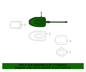 907-905-18-02 - Antenna Assembly 2019-2023 Mercedes-Benz | Mercedes ...