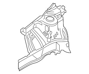 2019-2020 Hyundai Elantra Apron Assembly 64502-F3500 | QuirkParts