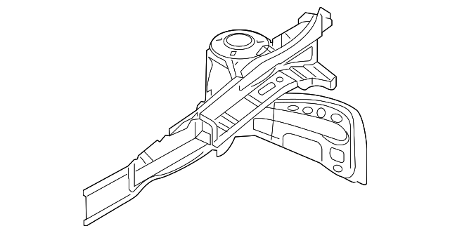 2019-2020 Hyundai Elantra Apron Assembly 64501-F3500 | QuirkParts