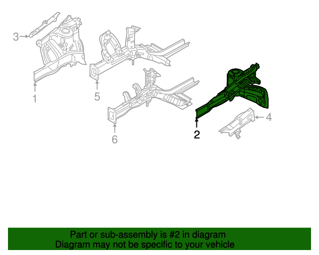 2019-2020 Hyundai Elantra Apron Assembly 64501-F3500 | QuirkParts