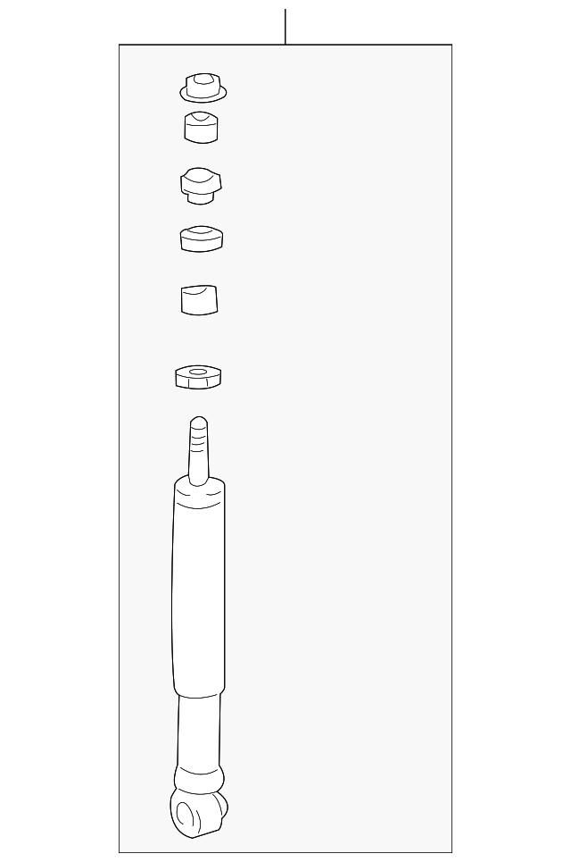 48510-69127 - Shock Absorber - 2005-2007 Toyota Land Cruiser | OEM ...