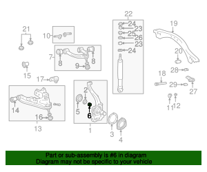 1998-2007 Toyota Land Cruiser Bearing 90364-33011 | Toyota OEM Parts Online