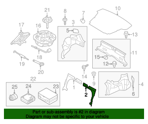 2011-2015 Kia Optima Partition Panel 85784 2T000 | OEM Parts Online