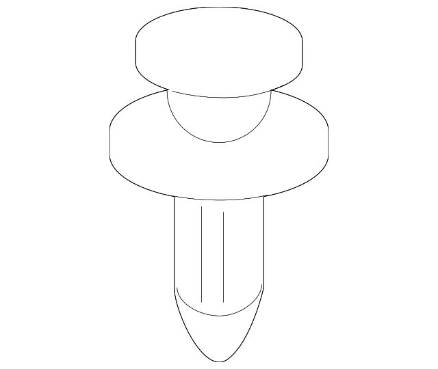 2011-2016 Kia Optima Rear Body Trim Clip 86590-3S000 | QuirkParts