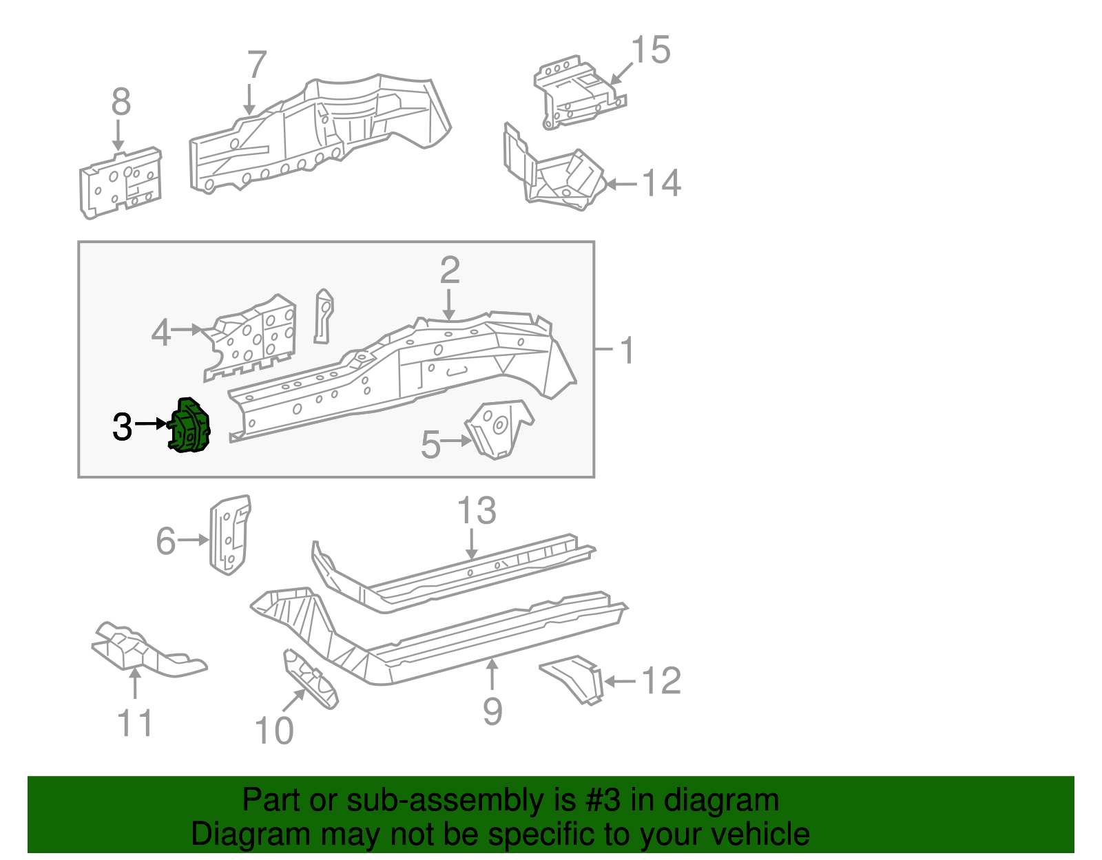 57013-12050 - High-Quality Bumper Cover Reinforcement Beam Bracket for ...