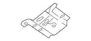 41007493992 - 2018-2021 BMW X3 Windshield Header Reinforced Plate (41 ...