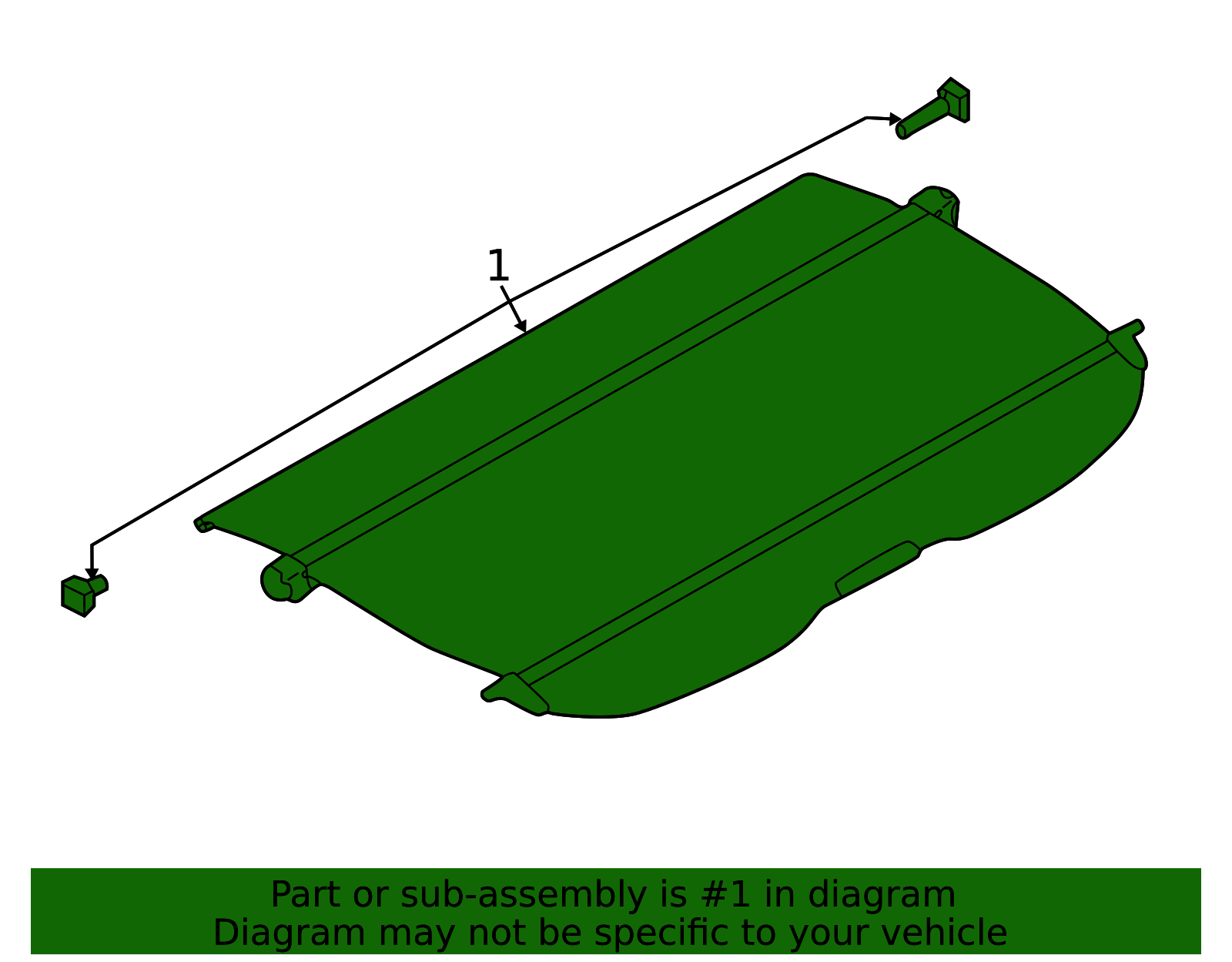 2019-2024 Subaru Forester Cargo Cover 65550SJ000 | OEM Parts Online