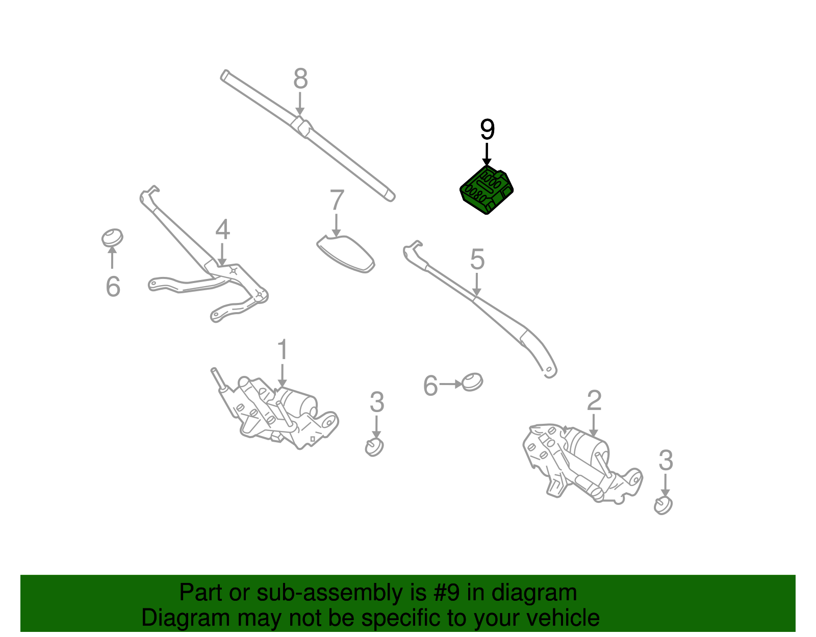 2218700092 - Rain Sensor 2003-2014 Mercedes-Benz | AutoNation Parts