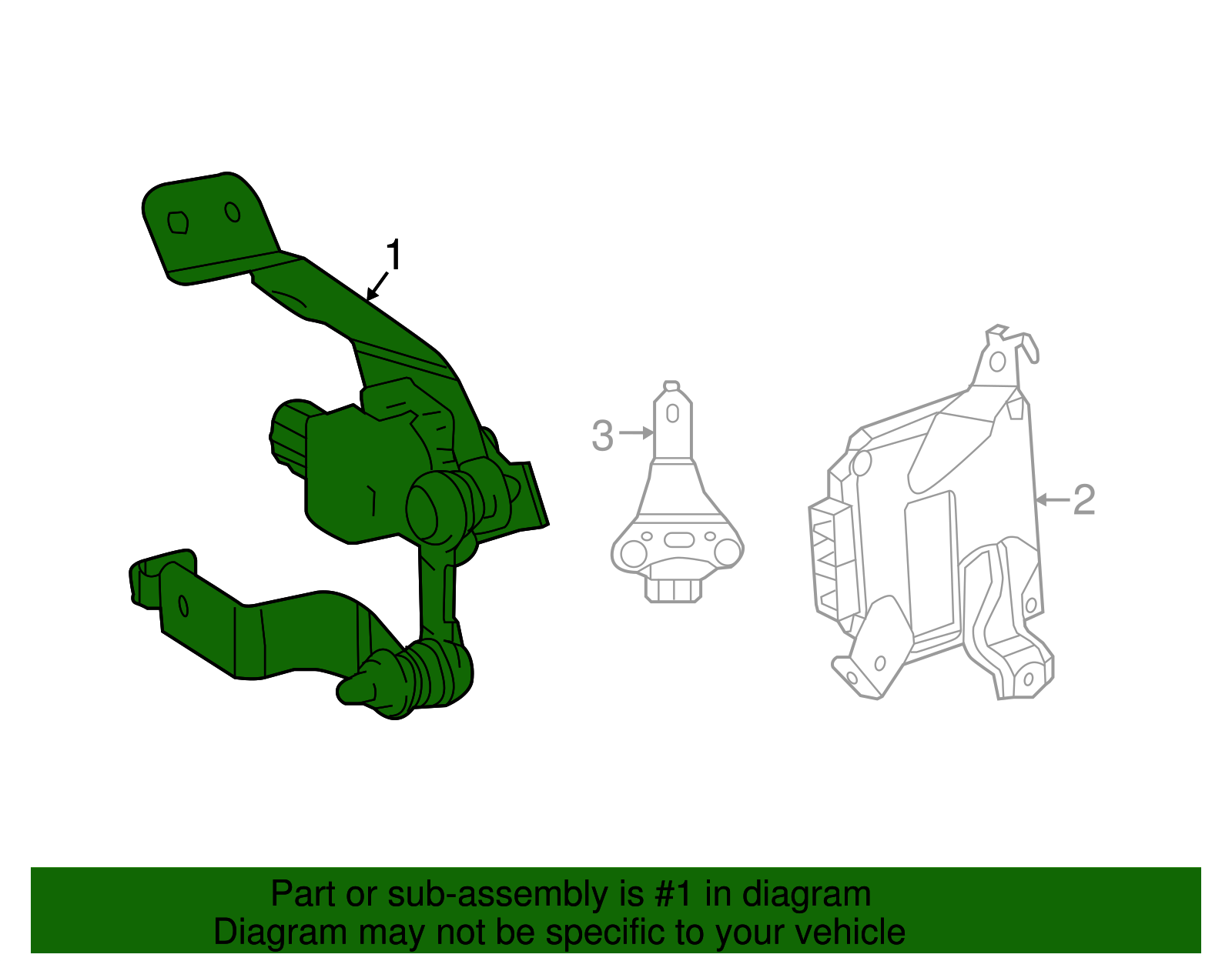 2015-2021 Lexus Height Sensor 89408-42010 | OEM Parts Online