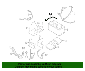 31210330 - Negative Cable - 2007-2015 Volvo | Volvo OEM Parts Direct