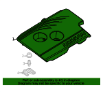 2021 Nissan Rogue Engine Cover 14041-6RA0A | OEM Parts Online