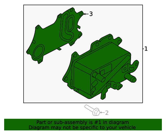 Genuine Oil Cooler for 2019-2023 Land Rover | Land Rover Part# LR124571 ...
