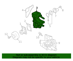 2018-2019 Nissan Kicks Thermostat Housing 11061-5RB0A | QuirkParts