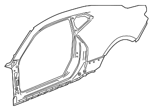 2016-2024 Chevrolet Camaro Driver Side Body Side Outer Panel 84436222 ...