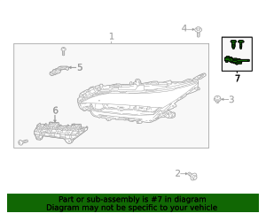 81196-48090 - Headlight Bracket 2021-2023 Toyota Venza | Longo Toyota Parts