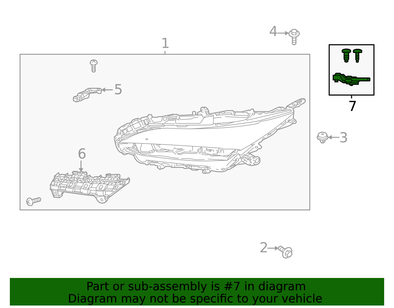 2021-2024 Toyota Venza Repair Bracket 81194-48180 | Toyota Parts Center