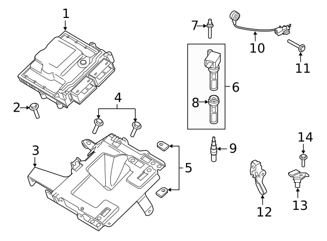 2020-2021 Ford Explorer Engine Control Module (ECM) LB5Z-12A650-AHANP ...
