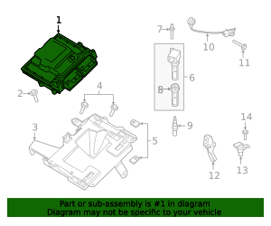 2020-2021 Ford Explorer Engine Control Module (ECM) LB5Z-12A650-AHANP ...