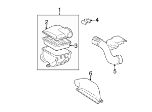 17801-50030 - Filter Element - 1998-2006 Lexus | MyLexusParts