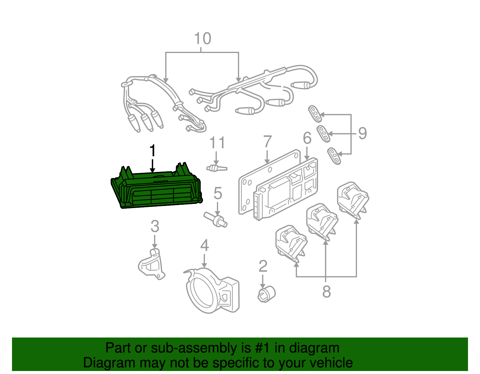 2006-2009 GM Powertrain Control Module 12600930 | Karl Auto Parts