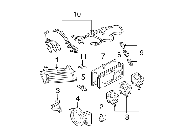 2006-2009 GM Powertrain Control Module 12600930 | GM Parts Center