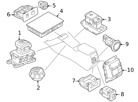 Electrical Components for 2022 Mitsubishi Outlander | Mitsubishi Parts ...
